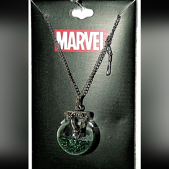 Marvel | Jewelry | Marvel Comics Thor Loki Snow Global Shaker Necklace ...